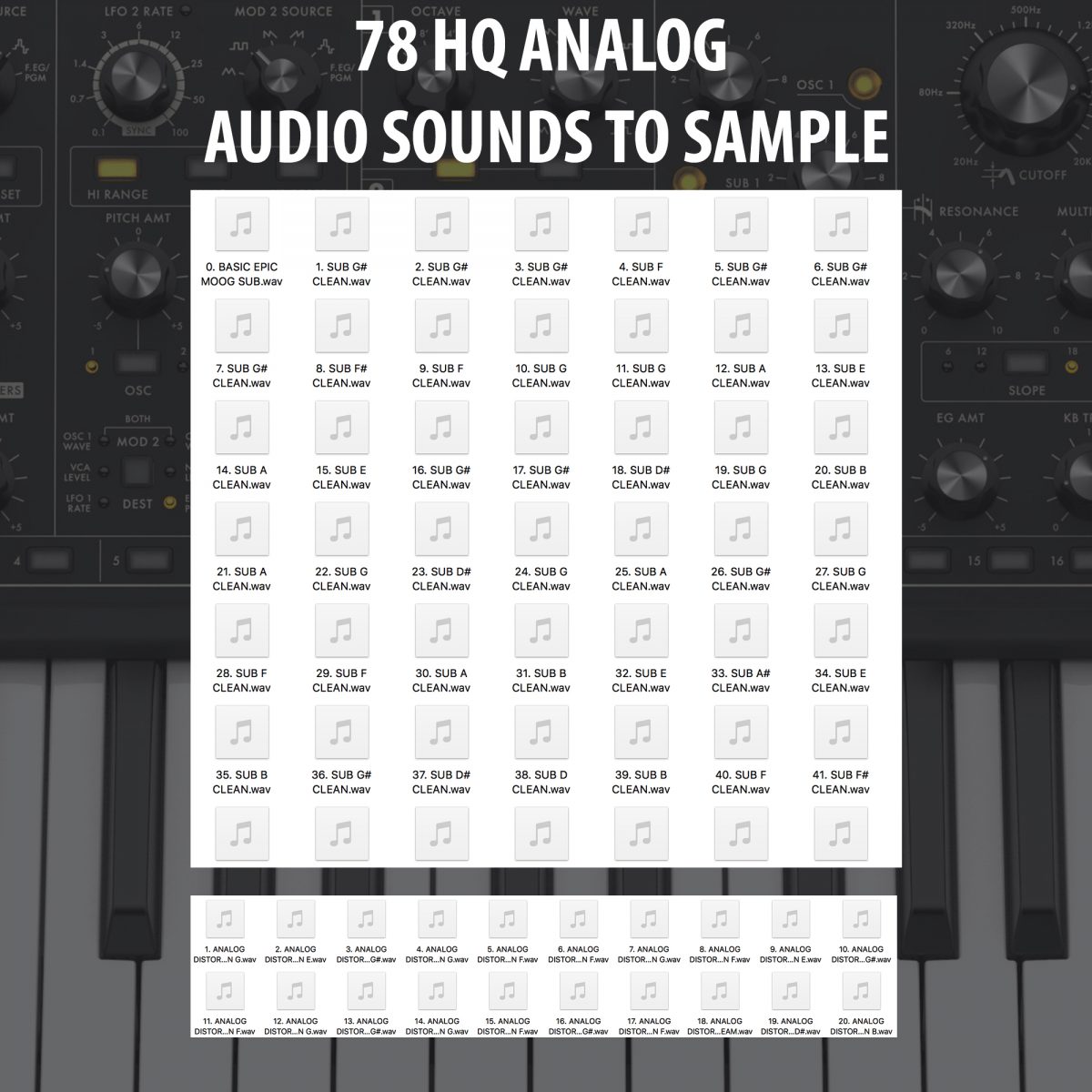 ANALOG SERIES: MOOG VOL.1 - NS Audio