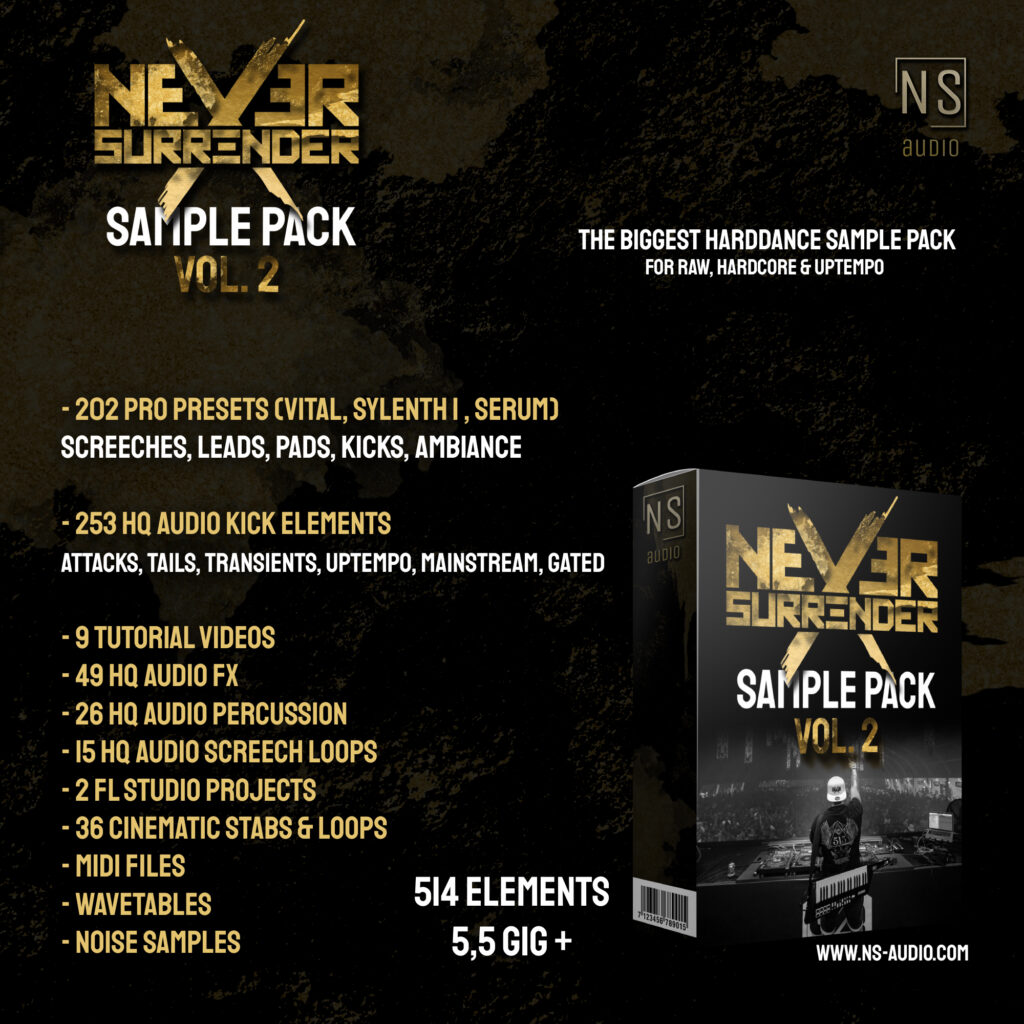 NEVER SURRENDER SAMPLE PACK VOL. 2 - NS Audio
