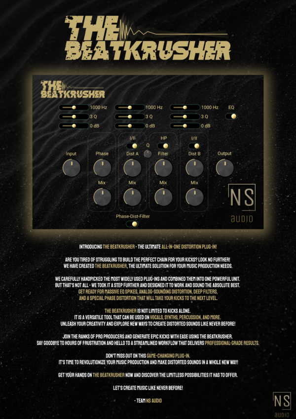 THE BEATKRUSHER (THE ULTIMATE DISTORTION) - NS Audio
