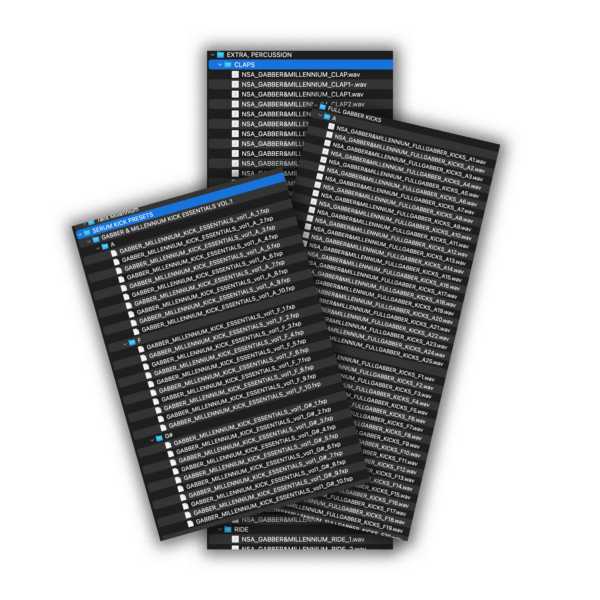 GABBER & MILLENNIUM KICK ESSENTIALS VOL.1 - NS Audio